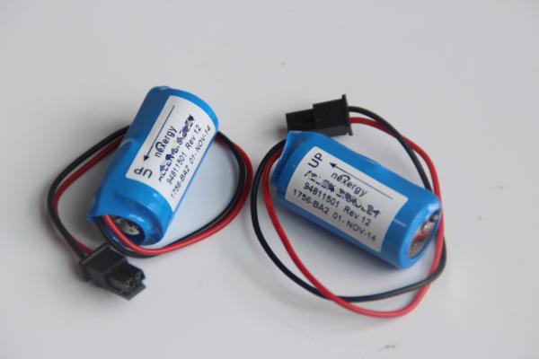 Quality 1756-BA2 ControlLogix Lithium Battery Assembly 4.5W 3V DC for sale