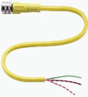 Cina Connettore femmina V12-G-YE10M-PVC 3Pin 4A IP68 per sensori P e F in vendita