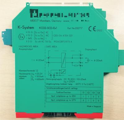 Cina P+F KCD2-SCD-Ex1 Driver di corrente SIL 2 Barriera HART IP20 in vendita