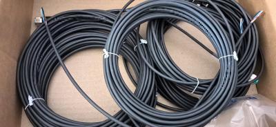 China M12 A-Coded Female Cordset 4-Pin Straight PUR Cable 10m for sale