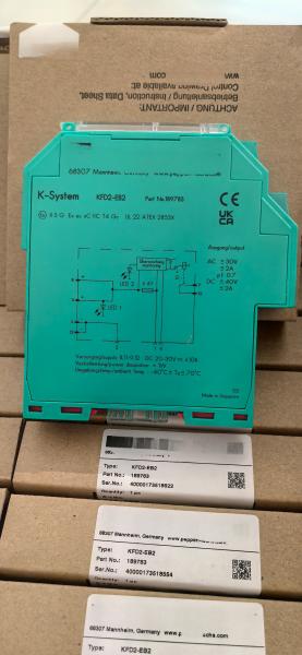 Quality P+F KFD2-EB2 Power Feed Module 24V DC 4A DIN Rail Mount for sale