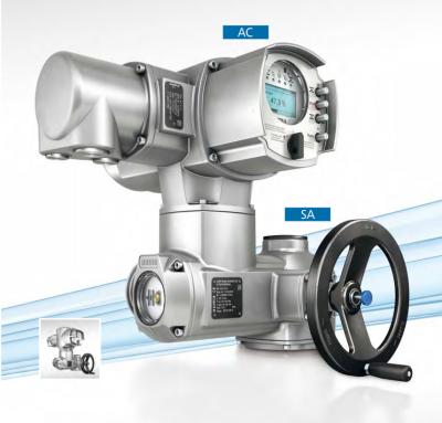 Cina SA07.6-F10 Attuatore elettrico AUMA Silver Garanzia 1 anno Con comandi integrali AM o AC in vendita