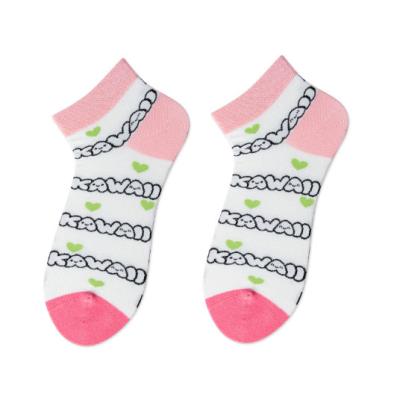 China Wholesale Custom Cheap Quality Colored Women Cotton Low Cut Ankle Short Socks for sale