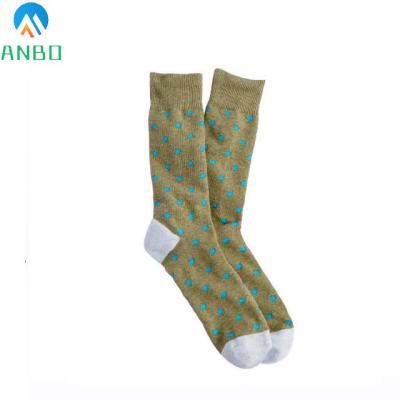 China combed cotton fancy men socks custom logo for sale