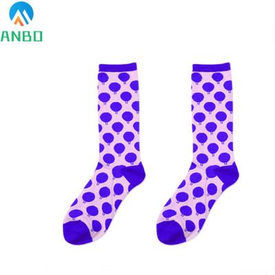 China dot designer cotton pattern socks mens for sale