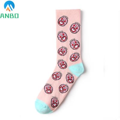 China custom men's cotton crew athletic grip sport tube socks for skateboard for sale