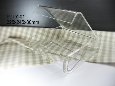 China Transparent Acrylic Display Stands Simple , Acrylic Brochure Holder factory