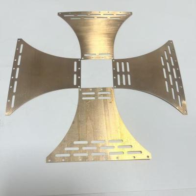 China Brass OEM Custom Sheet Metal Parts Complex Shape Stamping Bending Parts for sale