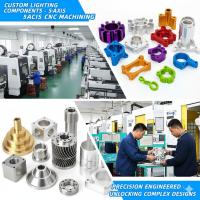 Quality Lighting Component CNC Machining Service CNC Milled Parts 5 Axis Power Coating for sale