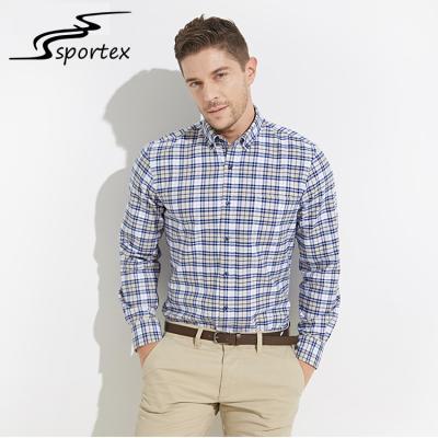 China Neuzugang-Geschäfts-Smokinghemde, Plaid-Flanell-formale Hemden für Männer zu verkaufen