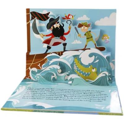 Cina Pop-up 3D educativo dei libri per bambini della copertina dura del cartone in vendita