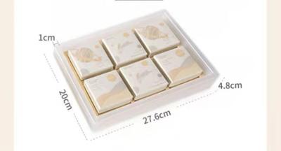 Cina Arancio carta i contenitori di regalo pieghevoli con l'imballaggio per alimenti del Inserter del nastro in vendita