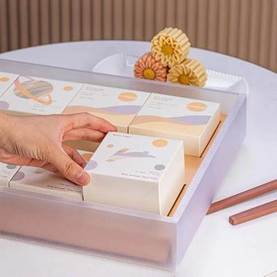 Cina Arancio carta i contenitori di regalo pieghevoli con l'imballaggio per alimenti del Inserter del nastro in vendita