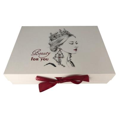 Cina contenitore di regalo magnetico rigido di lunghezza di 23cm con la maniglia, scatola di stile del libro per il regalo di compleanno in vendita