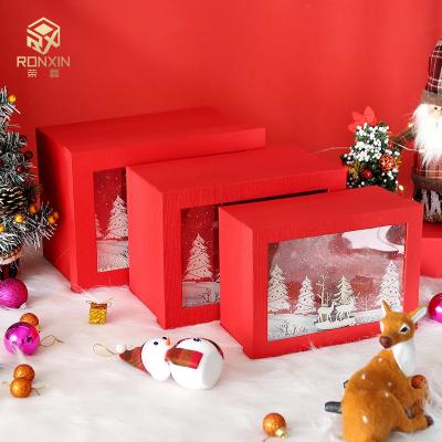 Cina Pantone colora le scatole di Natale decorative con il quadrato della finestra in vendita