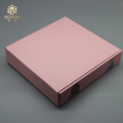 Cina E rosa flauto Flip Top Cardboard Box, scatola di spedizione della posta con il certificato del FSC in vendita