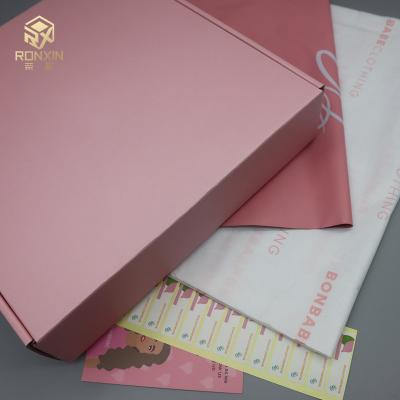 Cina E rosa flauto Flip Top Cardboard Box, scatola di spedizione della posta con il certificato del FSC in vendita