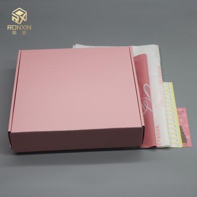 Cina E rosa flauto Flip Top Cardboard Box, scatola di spedizione della posta con il certificato del FSC in vendita