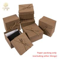 China Recycled Customized Rectangular Kraft Paper Gift Box For Sweet Candy for sale