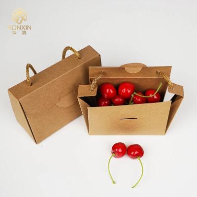 Cina contenitore di regalo riciclabile di carta kraft di altezza di lunghezza 8cm di 11cm con la maniglia in vendita