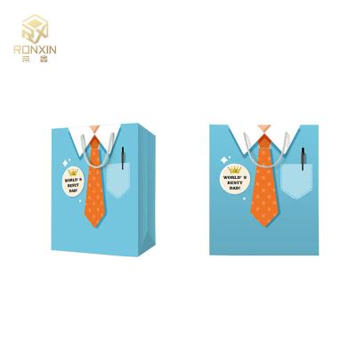 Cina Colore Art Paper Bag, borse felici di Panton del regalo di giorno di padri con il certificato del FSC in vendita