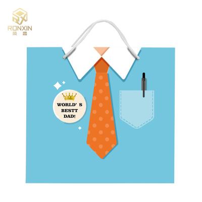 Cina Colore Art Paper Bag, borse felici di Panton del regalo di giorno di padri con il certificato del FSC in vendita