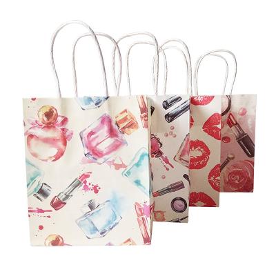 Cina Il sacchetto della spesa di carta stampato contrappeso riciclabile, porta via la borsa dell'alimento pieghevole in vendita