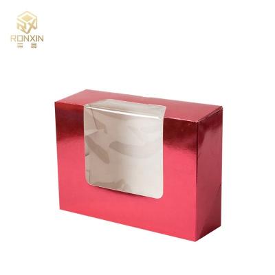Cina Contenitori di regalo del cartone del commestibile, scatole del forno di Brown con la finestra per il dolce in vendita