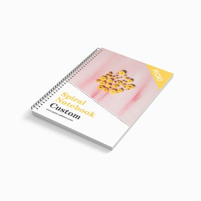 Κίνα Σπειροειδής σύνδεση σημειωματάριων CMYK χαρτονένια ευθυγραμμισμένη Hardcover με 2mm προς πώληση