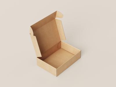 Cina La scatola ondulata e flauto della carta di Brown personalizza il logo in vendita