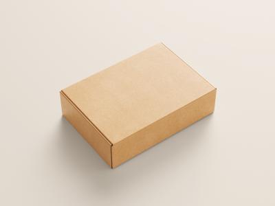 Cina La scatola ondulata e flauto della carta di Brown personalizza il logo in vendita