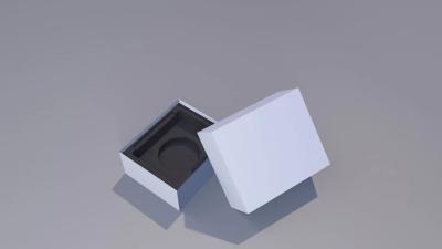 Cina Coperchio bianco e contenitori di regalo basati del cartone per l'imballaggio dei gioielli in vendita