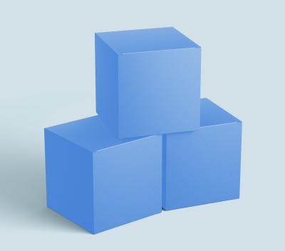 Cina Blu carta i contenitori di regalo pieghevoli con il nastro per l'imballaggio cosmetico in vendita