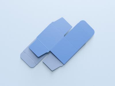 Cina Blu carta i contenitori di regalo pieghevoli con il nastro per l'imballaggio cosmetico in vendita