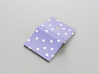 China Blue Art Paper Hardcover Lined Notebook With Dotted 80 Sheets for sale