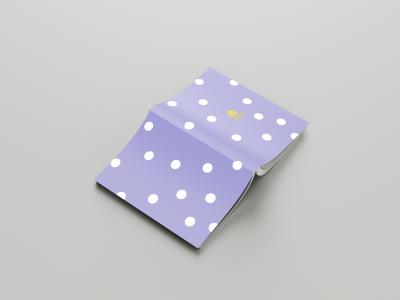 China Art Paper Hardcover Lined Notebook azul con punteado 80 hojas en venta