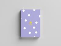 China Blue Art Paper Hardcover Lined Notebook With Dotted 80 Sheets for sale