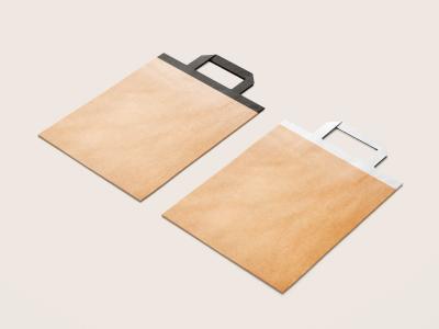Cina sacchetto della spesa stampato riciclabile della carta kraft di 200gsm con la maniglia in vendita