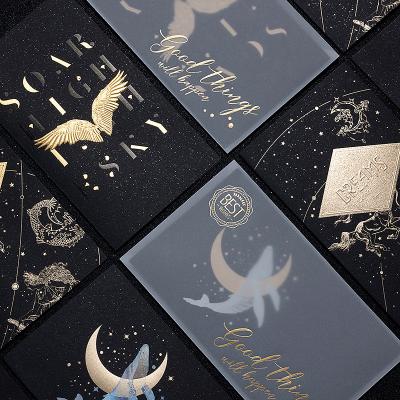 Cina Carte nere trasparenti di Art Paper Laser Cut Wedding con Logo Foil Hot Stamping in vendita