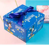 China Sweet Candy Gift Foldable Gift Boxes With Ribbon Recyclable for sale