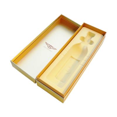 Cina Art Paper Paperboard Gift Boxes giallo con la stampa del logo in vendita