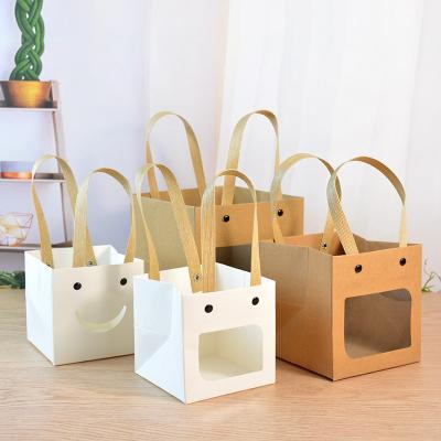 Cina Contenitore di regalo di CMYK Brown con la finestra per il piccolo imballaggio del regalo in vendita