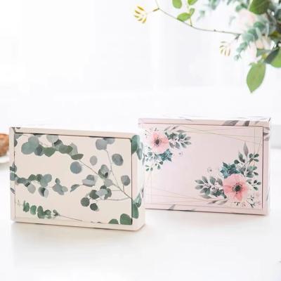 Cina I fiori rosa hanno ricoperto la scatola pieghevole di nastro con il nastro CMYK che stampa per imballare in vendita
