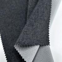 China Cationic Polyester And Mesh Weft Elastic Towelling Fabric Two Colour for sale