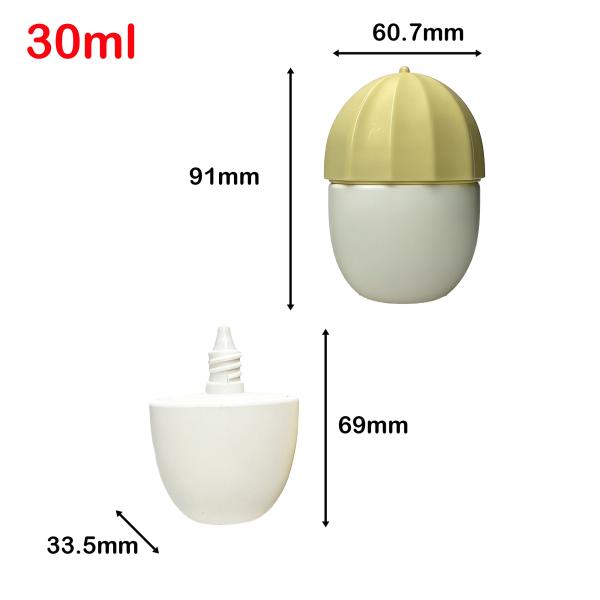 Quality 50ml PP Sunscreen Bottle Customized Colored for sale