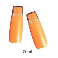China Oval Large Capacity PET Sunscreen Bottle With Press Off On Cap Sealing Type Ensuring Tight Seal And Convenient Access for sale
