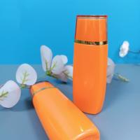 China Oval Large Capacity PET Sunscreen Bottle With Press Off On Cap Sealing Type Ensuring Tight Seal And Convenient Access for sale