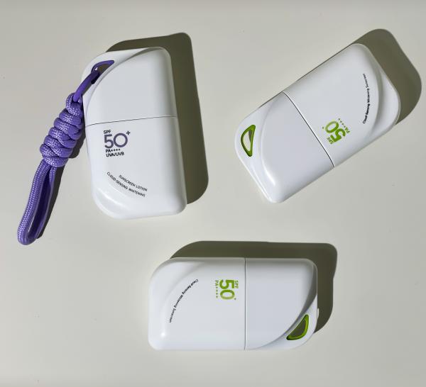 Quality Leak Proof Soft Touch Sunscreen Bottle Colored for sale