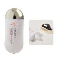China PE Plastic Type Sunscreen Bottle Featuring Embossed Surface and Base Material PE EVOH Suitable for Large Volume Orders for sale