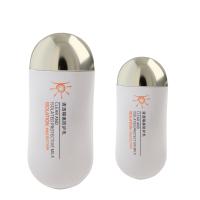 China PE Plastic Type Sunscreen Bottle Featuring Embossed Surface and Base Material PE EVOH Suitable for Large Volume Orders for sale